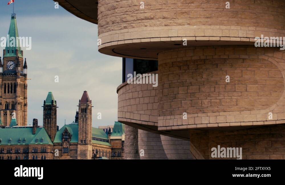 Museum with curved architecture Stock Videos & Footage - HD and 4K ...