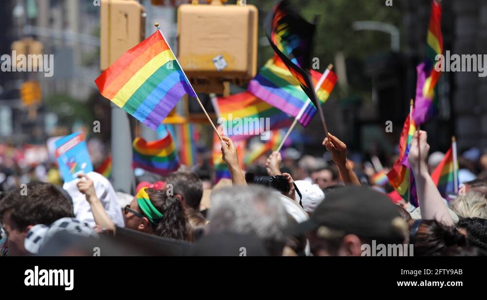 Gay pride parade flags Stock Videos & Footage - HD and 4K Video Clips ...
