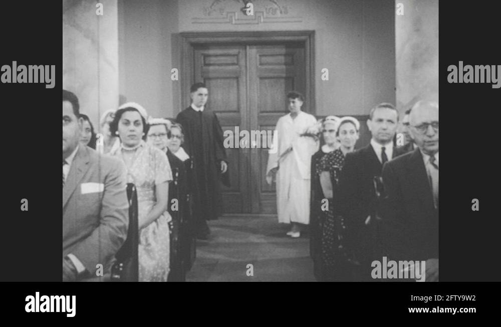 1950s church ceremony Stock Videos & Footage - HD and 4K Video Clips ...