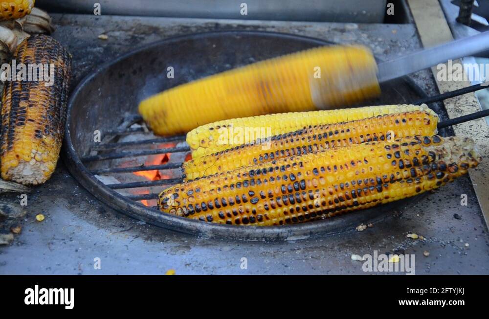 Maize corn roasted Stock Videos & Footage - HD and 4K Video Clips - Alamy