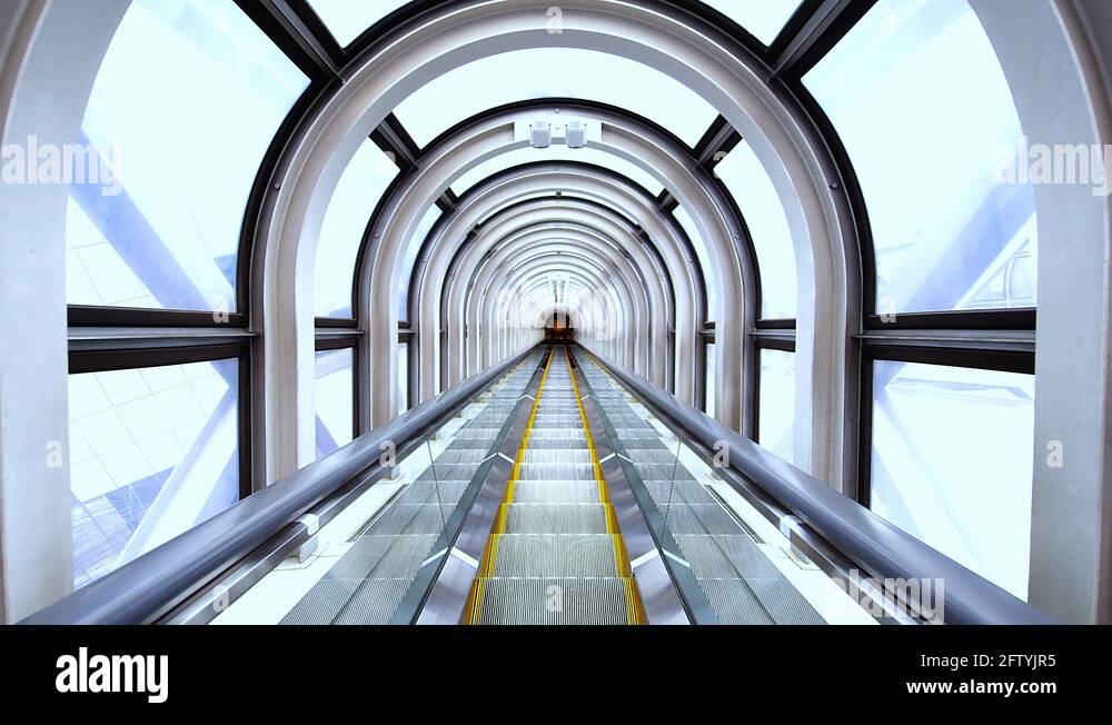 Tunnel walkway futuristic architecture Stock Videos & Footage - HD and ...