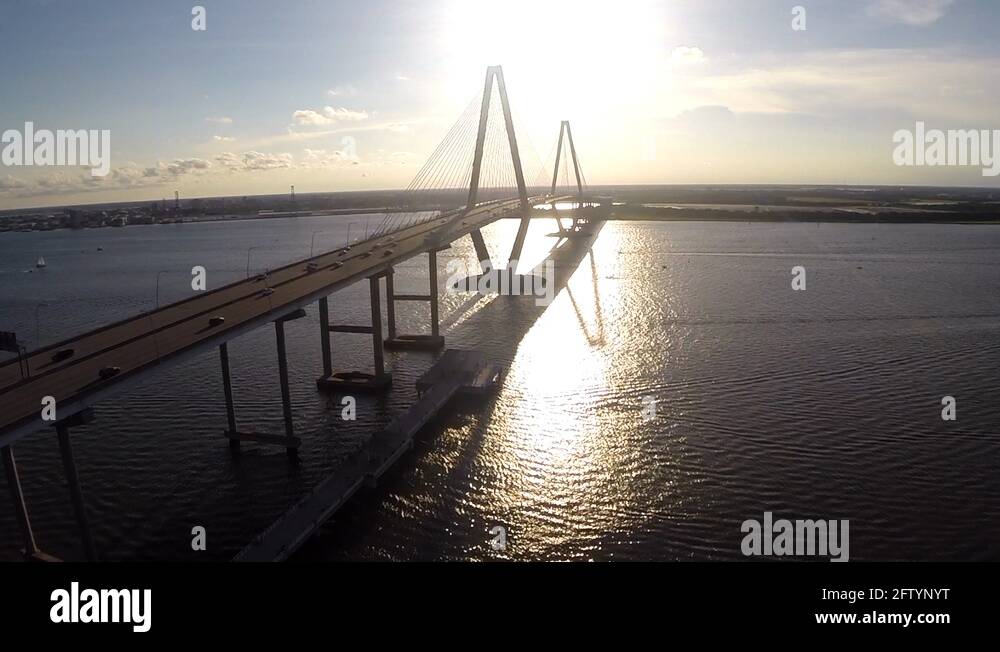 Charleston ravenel bridge sunset Stock Videos & Footage - HD and 4K ...