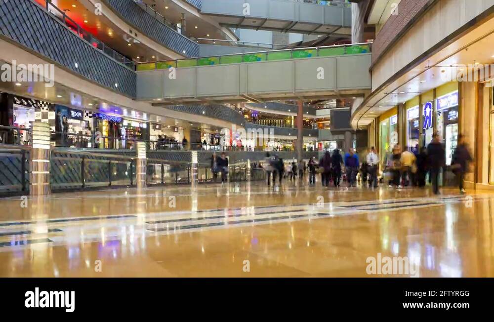 Shoppers inside a new modern store in Pudong district, Shanghai, China ...