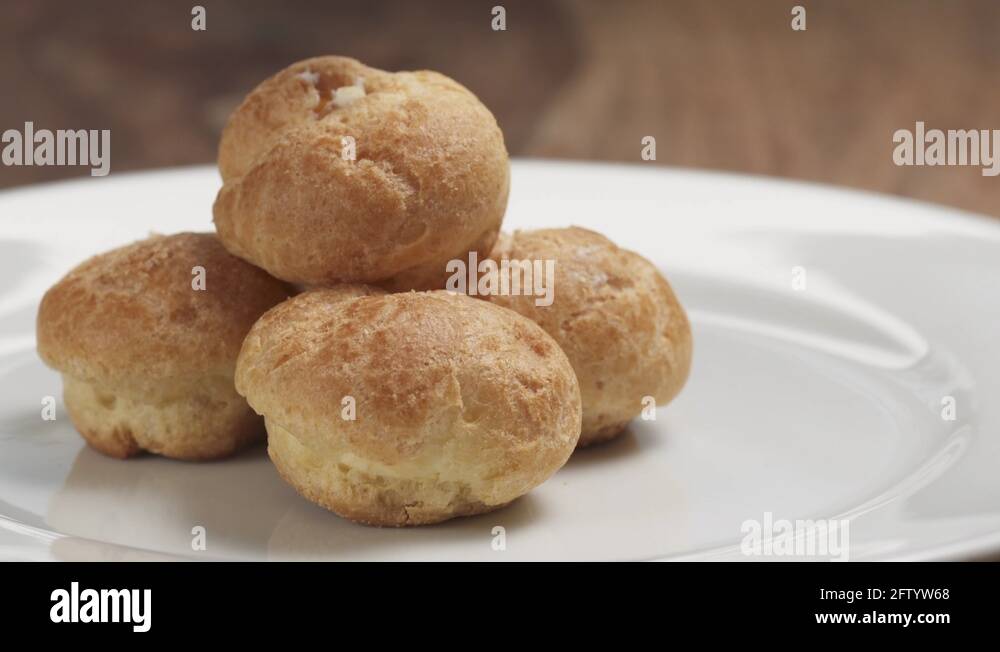 Chocolate pour puff pastry profiteroles Stock Videos & Footage - HD and ...