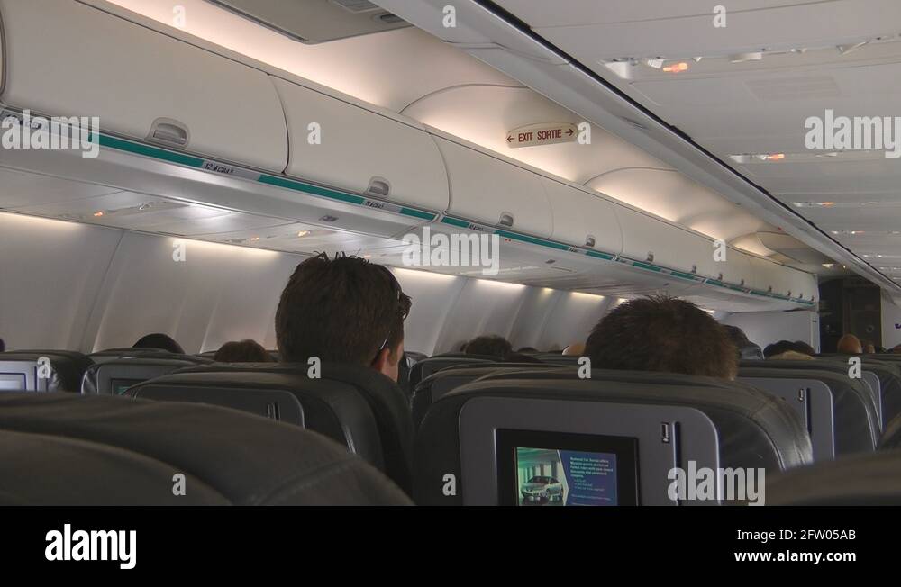 Inside a passenger aircraft Stock Videos & Footage - HD and 4K Video ...