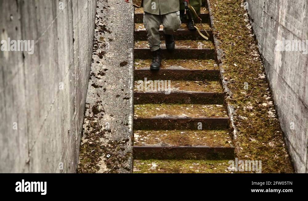 Bunker stairs Stock Videos & Footage - HD and 4K Video Clips - Alamy