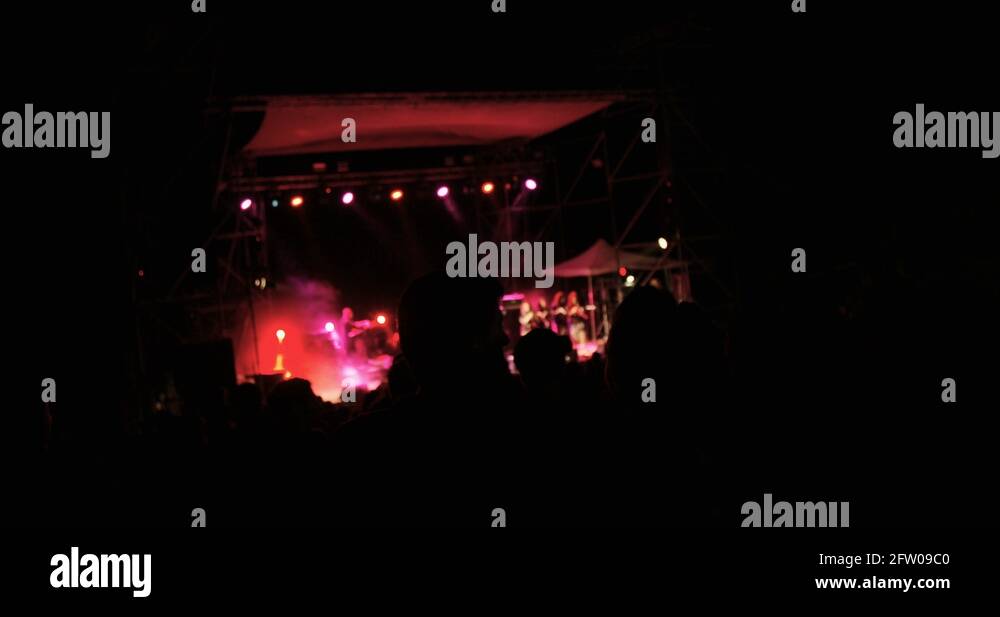 Crowd outdoor festival rock concert Stock Videos & Footage - HD and 4K ...