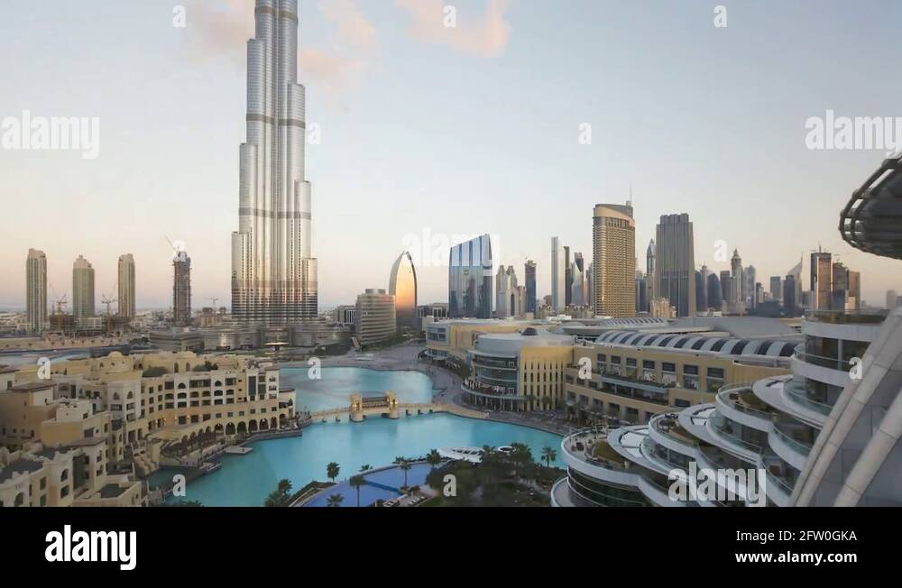 The Burj Khalifa Dubai a Futuristic Modern Design Structure, the Burj ...