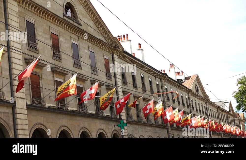 Swiss flags building Stock Videos & Footage - HD and 4K Video Clips - Alamy