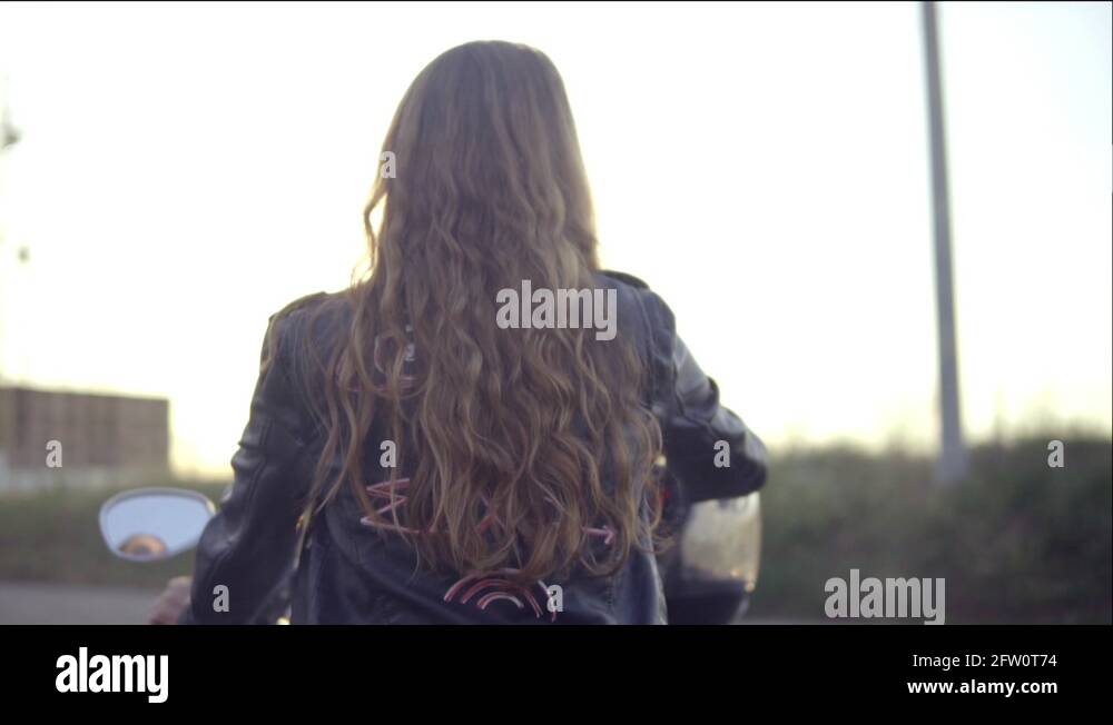 Curly black hair on a motorcycle Stock Videos & Footage - HD and 4K ...