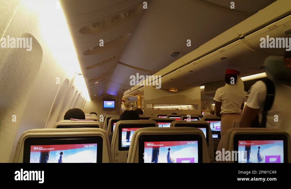 Emirates airline interior Stock Videos & Footage - HD and 4K Video ...