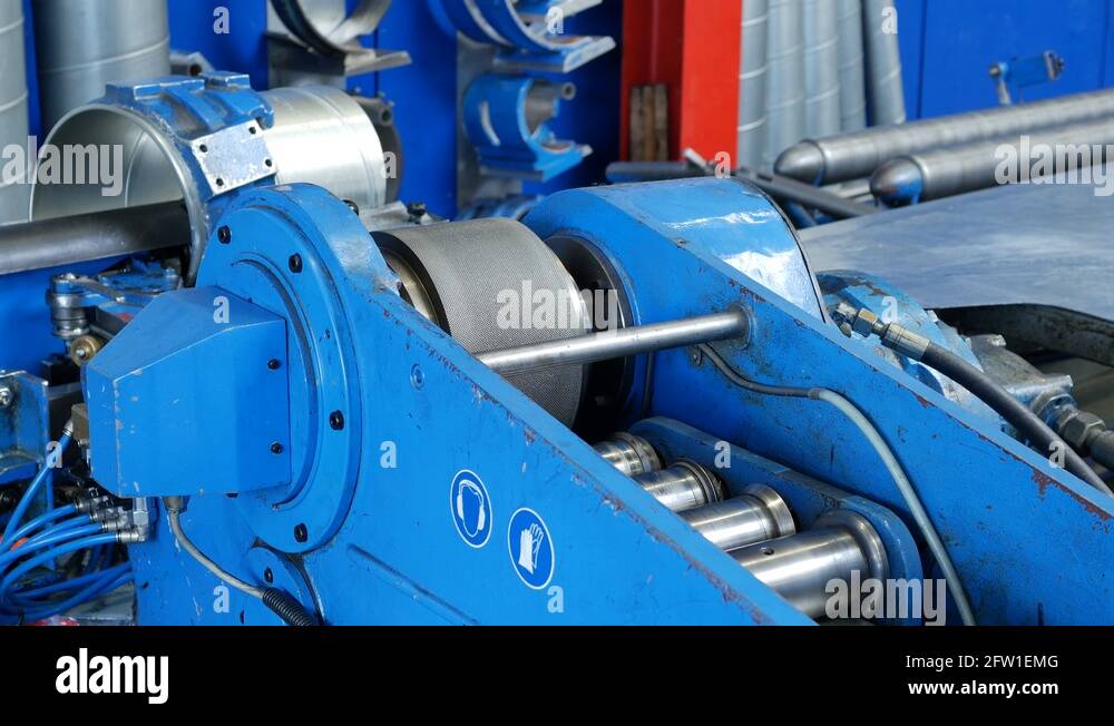 Spiral Welded Tube molding machine making big aluminum pipes for air ...