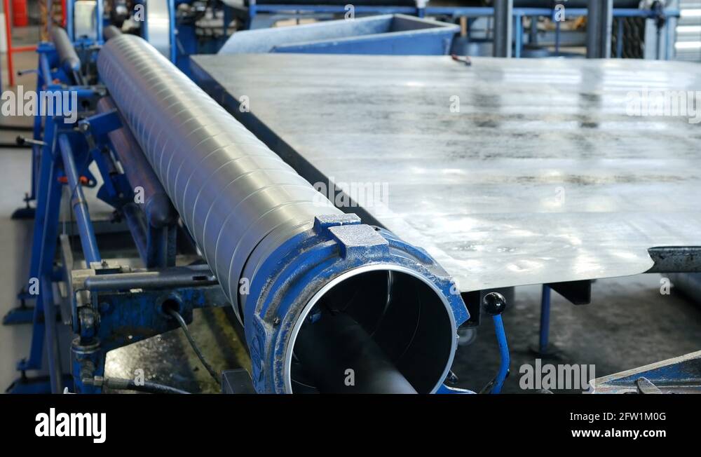 Spiral Welded Tube molding machine making big aluminum pipes for air ...