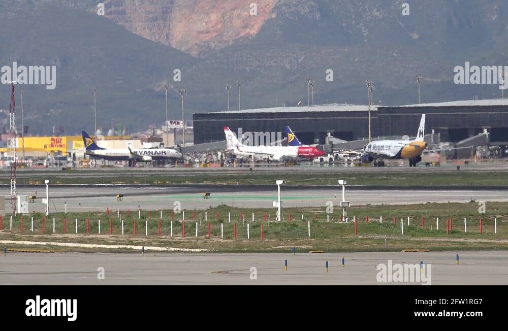 Commercial aircraft busy airport Stock Videos & Footage - HD and 4K ...