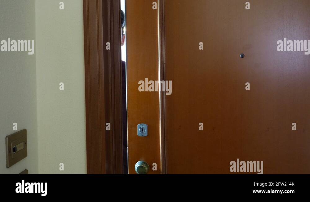 Entrance door open inviting Stock Videos & Footage - HD and 4K Video ...