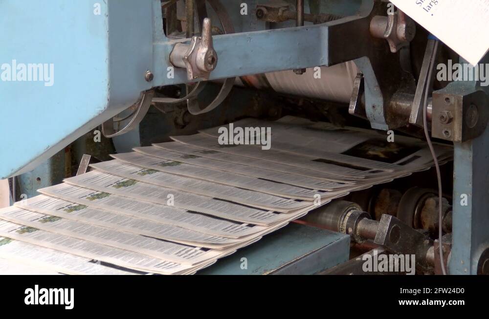 Newspaper printing press Stock Videos & Footage - HD and 4K Video Clips ...