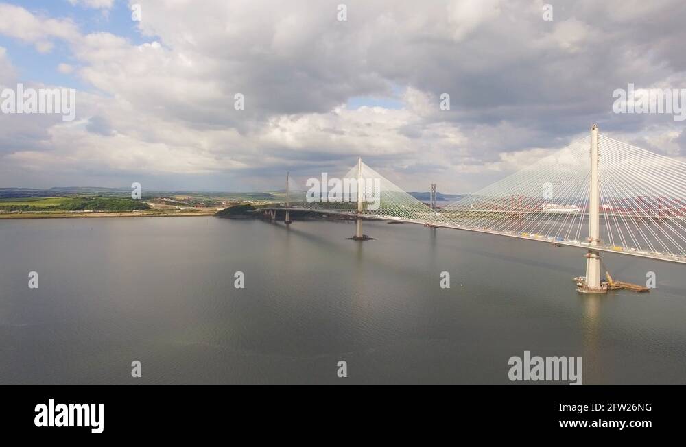 Building the queensferry crossing bridge Stock Videos & Footage - HD ...