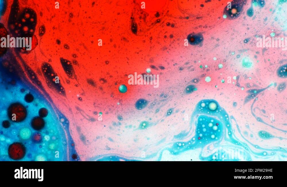 Microscopic Patterns of Colors and Paints Stock Video Footage - Alamy