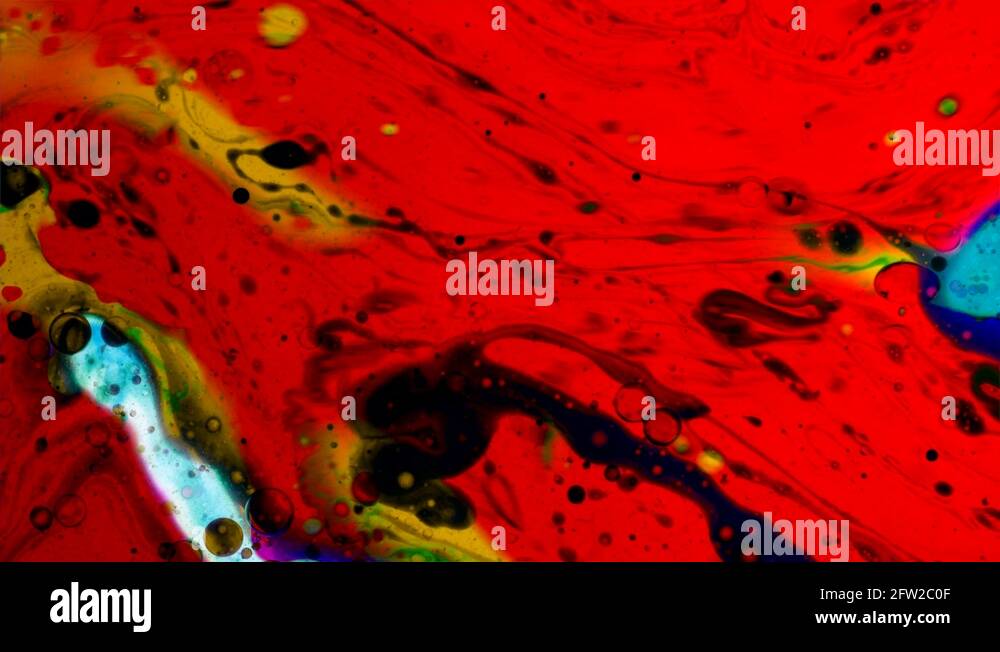Microscopic Patterns of Colors and Paints Stock Video Footage - Alamy