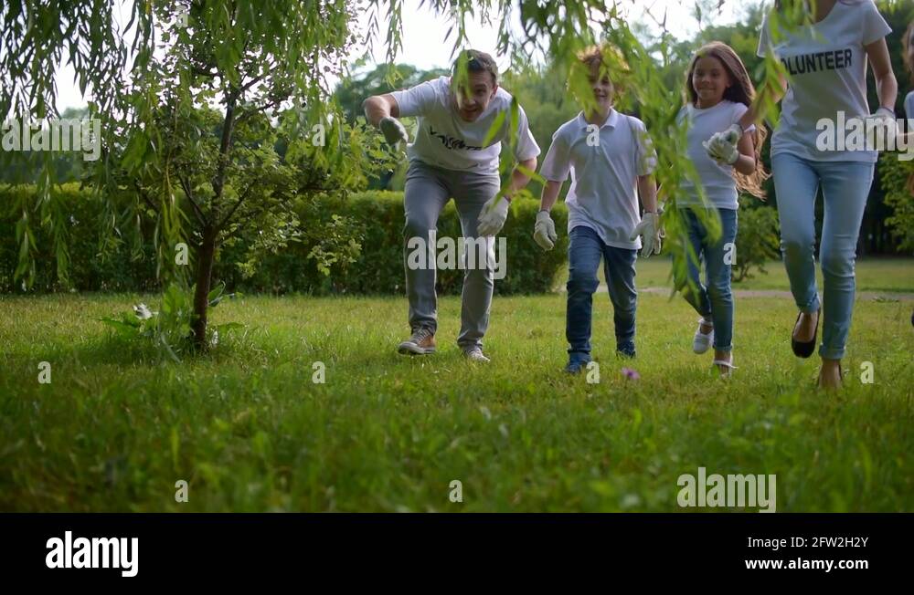 Kids group clean park Stock Videos & Footage - HD and 4K Video Clips ...