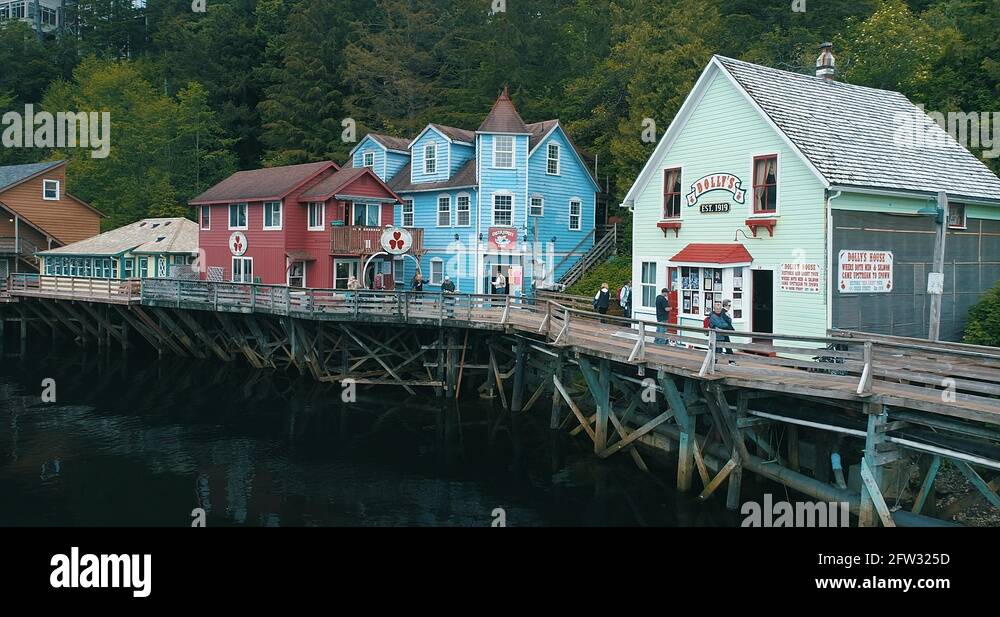 House creek street ketchikan alaska Stock Videos & Footage - HD and 4K ...