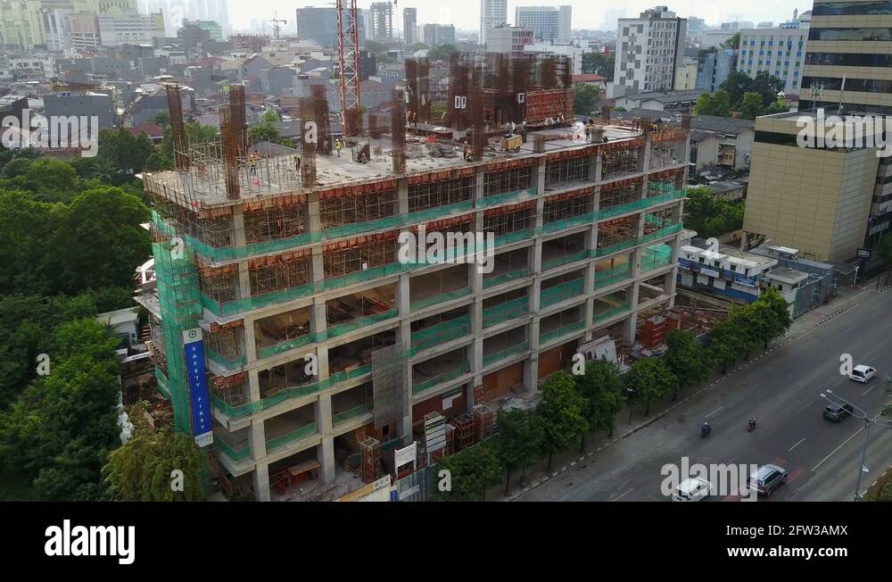 Jakarta tower construction Stock Videos & Footage - HD and 4K Video ...
