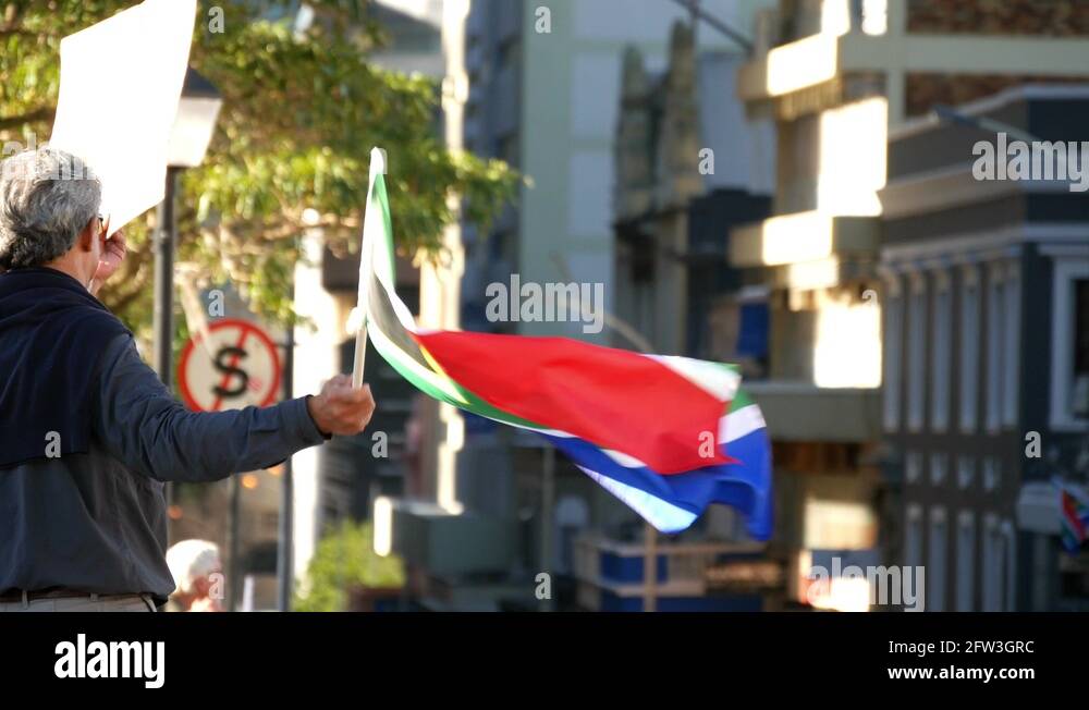 Waving south african flag Stock Videos & Footage - HD and 4K Video ...