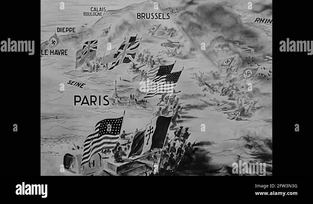 Wwii map paris Stock Videos & Footage - HD and 4K Video Clips - Alamy