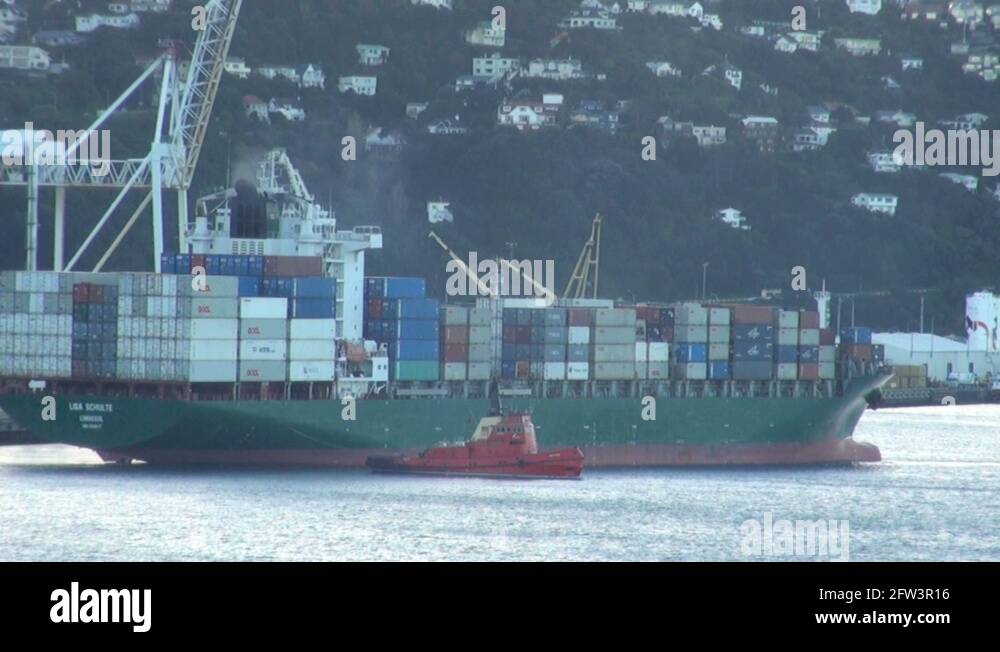 Tug moving container ship Stock Videos & Footage - HD and 4K Video ...