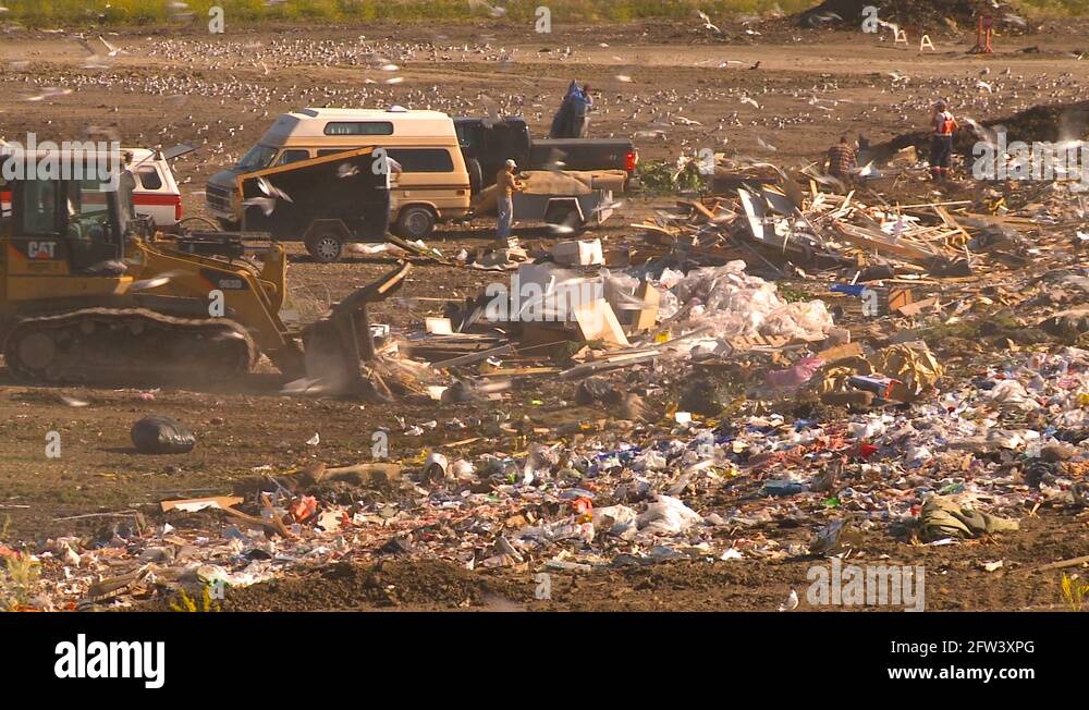 Landfill tractor garbage Stock Videos & Footage - HD and 4K Video Clips ...