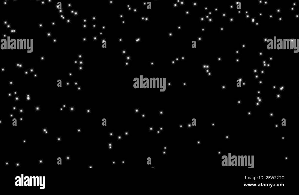 Animated free falling glow particles on black background texture Stock ...