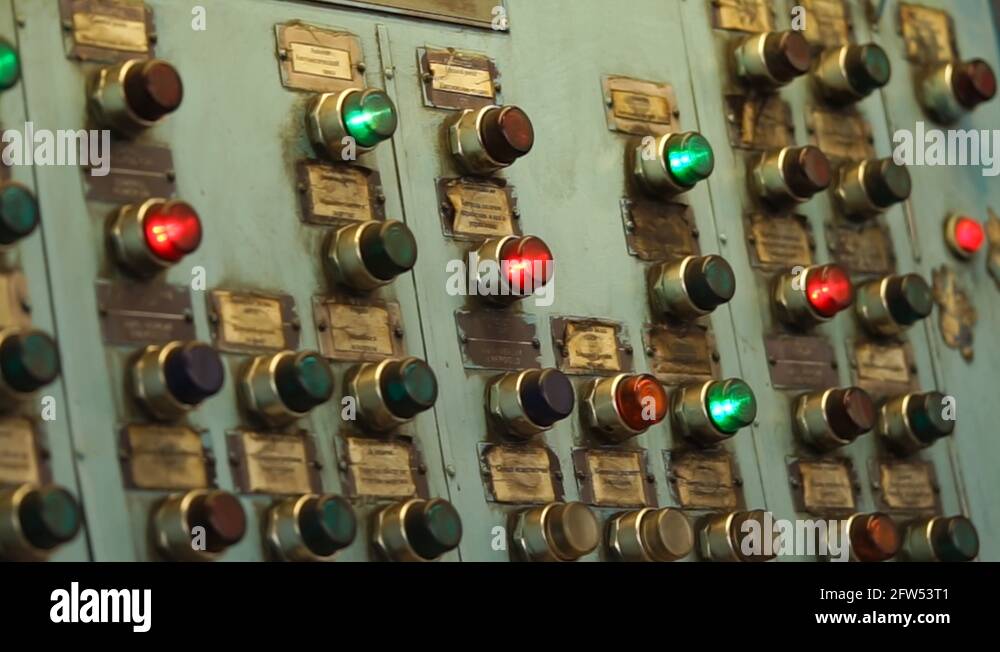 Control panel old power plant Stock Videos & Footage - HD and 4K Video ...