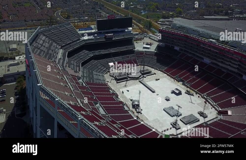 Levi stadium aerial Stock Videos & Footage - HD and 4K Video Clips - Alamy
