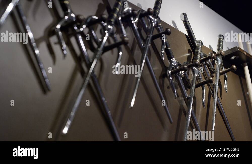 Weapons on wall Stock Videos & Footage - HD and 4K Video Clips - Alamy