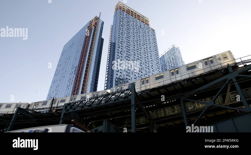 High rise buildings elevated train Stock Videos & Footage - HD and 4K ...