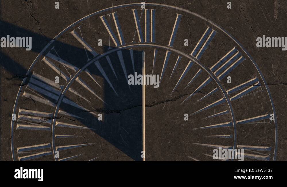 sundial old animation 1 1 Stock Video Footage - Alamy
