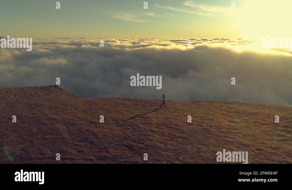 Woman running above pink clouds Stock Videos & Footage - HD and 4K ...