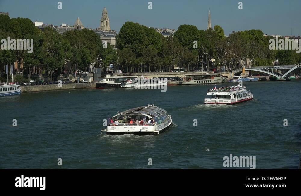 Seine river paris france port Stock Videos & Footage - HD and 4K Video ...