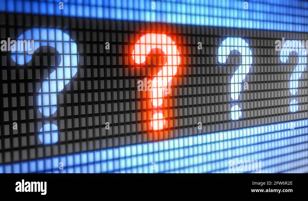 Question Mark icon on the Screen. 4K Resolution. Encoder Prores 4444 ...