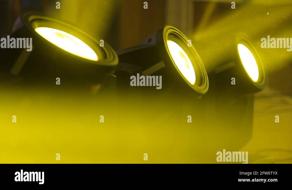 Yellow spotlights Stock Videos & Footage - HD and 4K Video Clips - Alamy