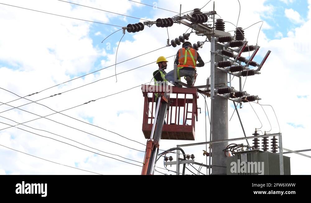 Electric post power pole Stock Videos & Footage - HD and 4K Video Clips ...