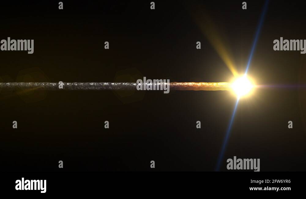 Welding line against black background CG animation Stock Video Footage ...