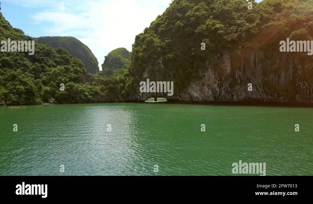 Fantastic Natural Phenomenon Cave Vault Lit by Reflected Sun Stock ...