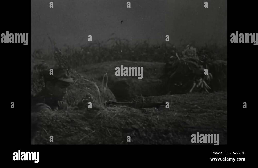 Chinese armies at Nanking defend their city - 1937 Stock Video Footage ...