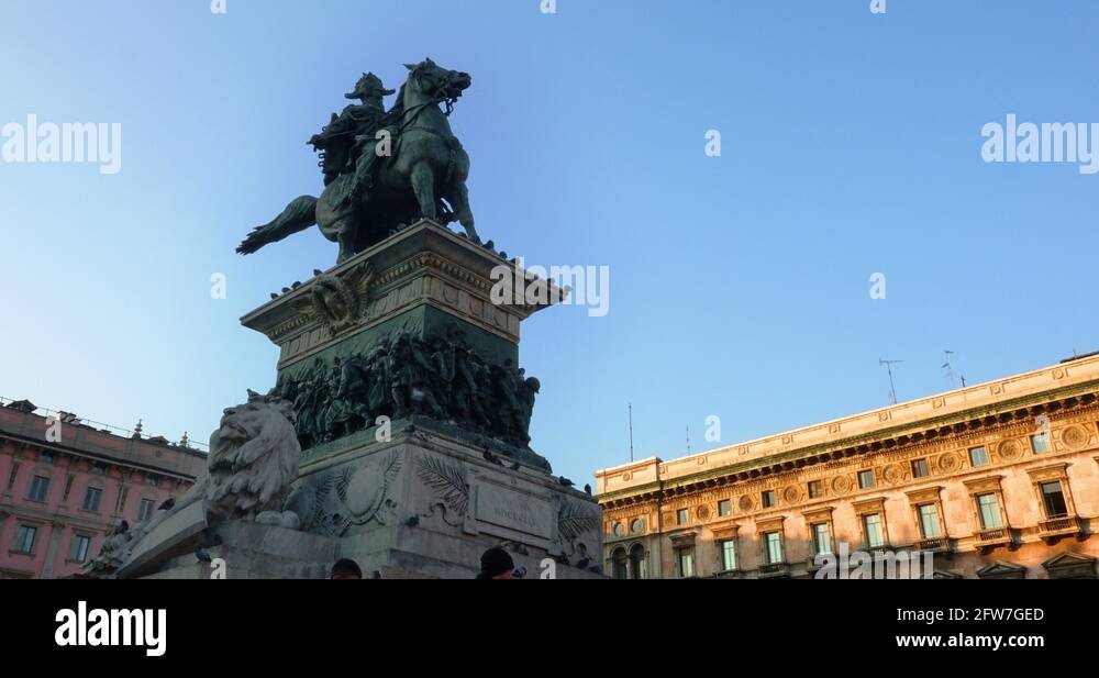 Milan victor emmanuel ii Stock Videos & Footage - HD and 4K Video Clips ...