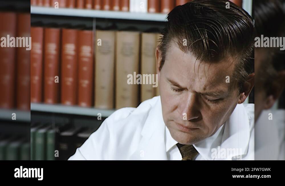 1970s SCIENTIST CALCULATES DATA Accountant Math Research Vintage Film ...