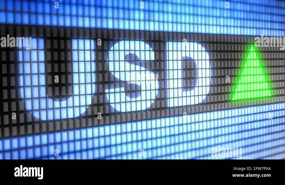 US Dollar on the Screen. 4K Resolution. Encoder Prores 4444 Stock Video ...