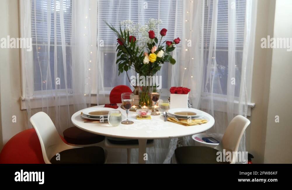 Romantic dinner setup white Stock Videos & Footage - HD and 4K Video ...