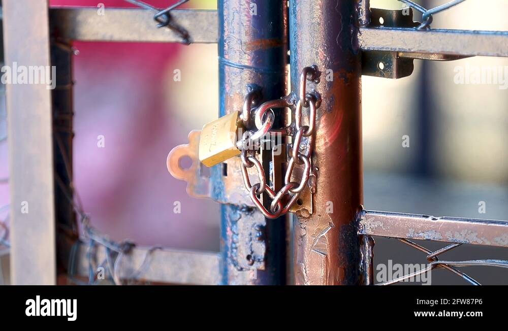 Lock school gate Stock Videos & Footage - HD and 4K Video Clips - Alamy
