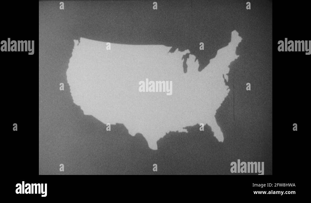 1960s: UNITED STATES: Map of nuclear detonations. Damage assessment ...